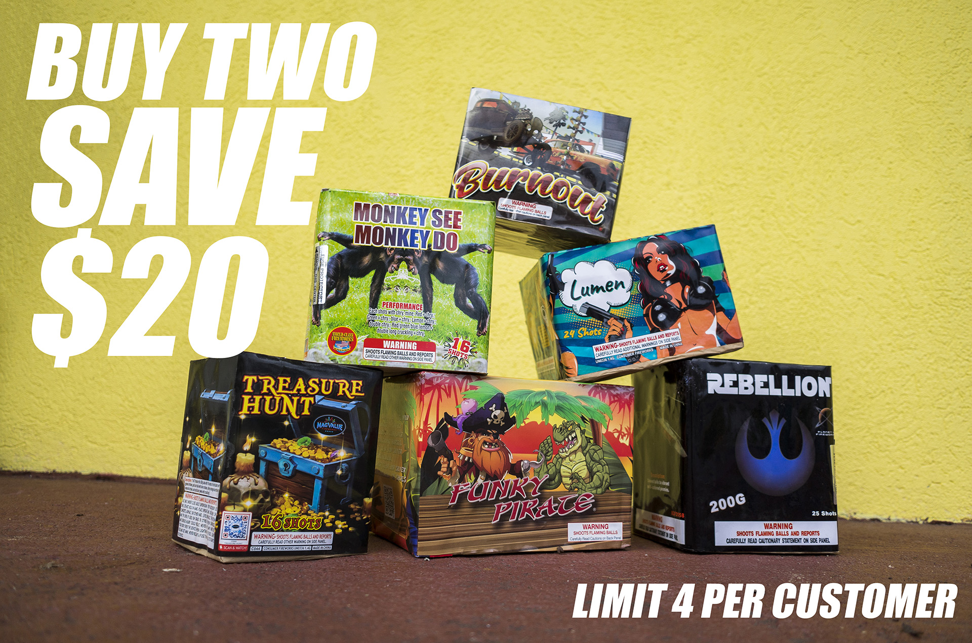 Discount Fireworks Coupons – Fireworks Near Me in South Carolina